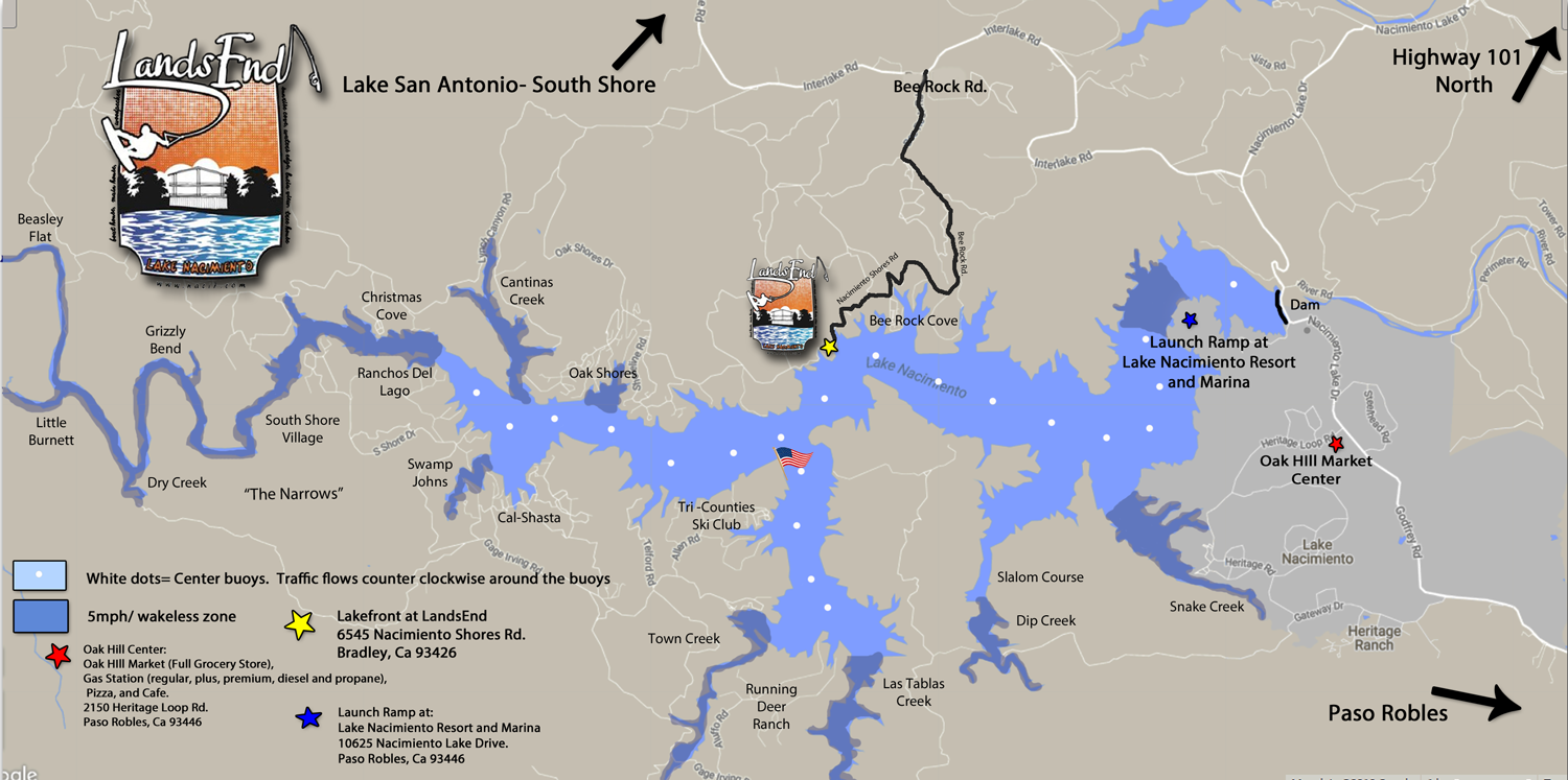 Fishing at Lake Nacimiento